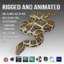 Burmese python animation 3D model - TurboSquid 1264730