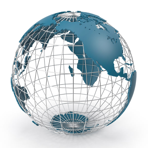 World wire globe 3D - TurboSquid 1264755