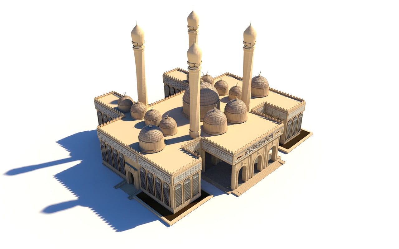 Mosque 3D model - TurboSquid 1264764