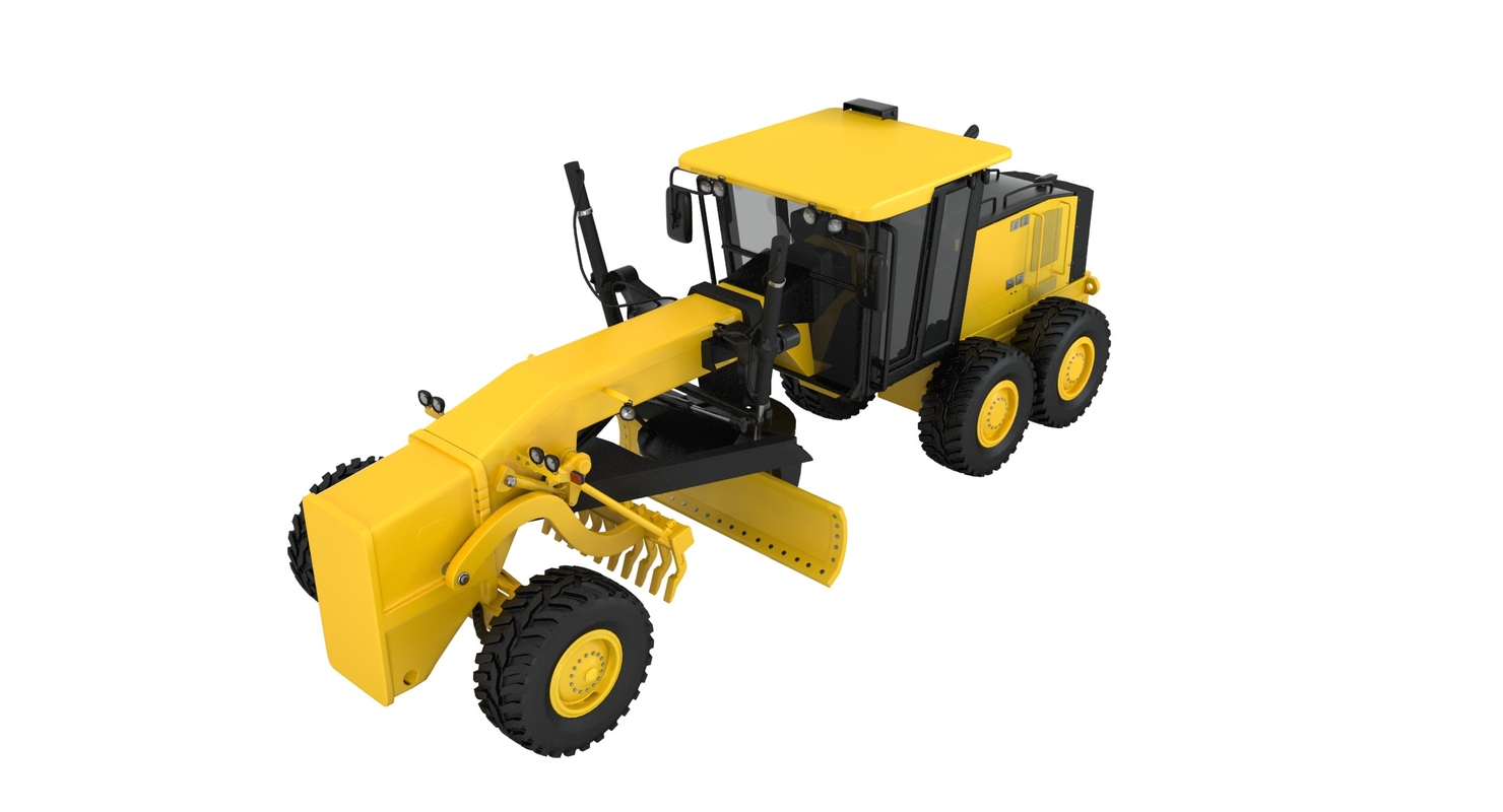 Grader 3D model - TurboSquid 1264864