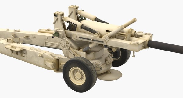 Artillery m198 155mm howitzer model - TurboSquid 1265088