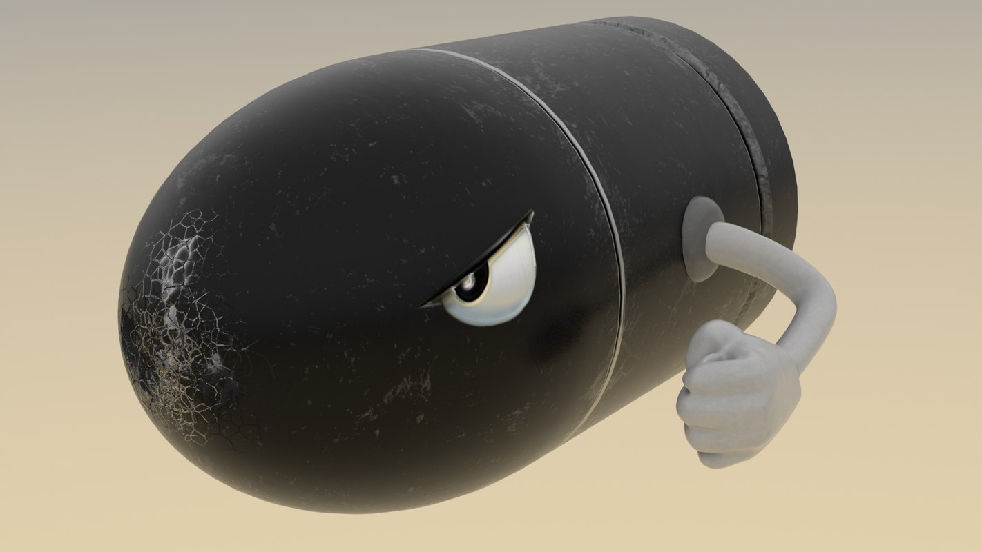 Super mario bullet bill model - TurboSquid 1265257