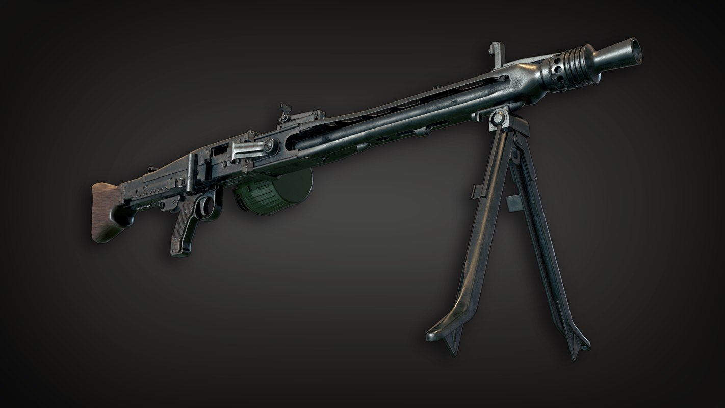 3D pbr mg42 model - TurboSquid 1265404