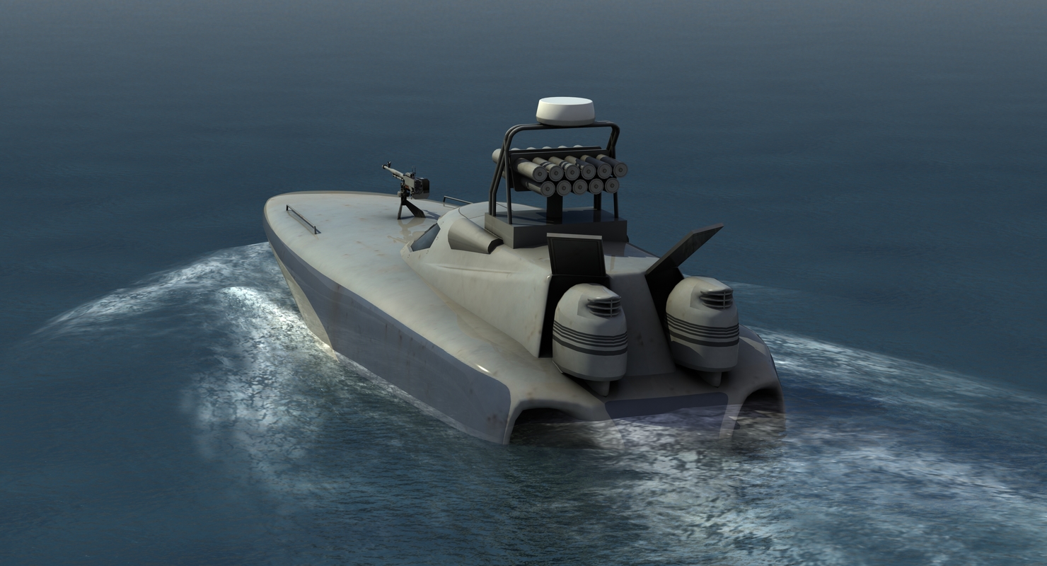 3D model seraj-1 fast attack craft - TurboSquid 1265439