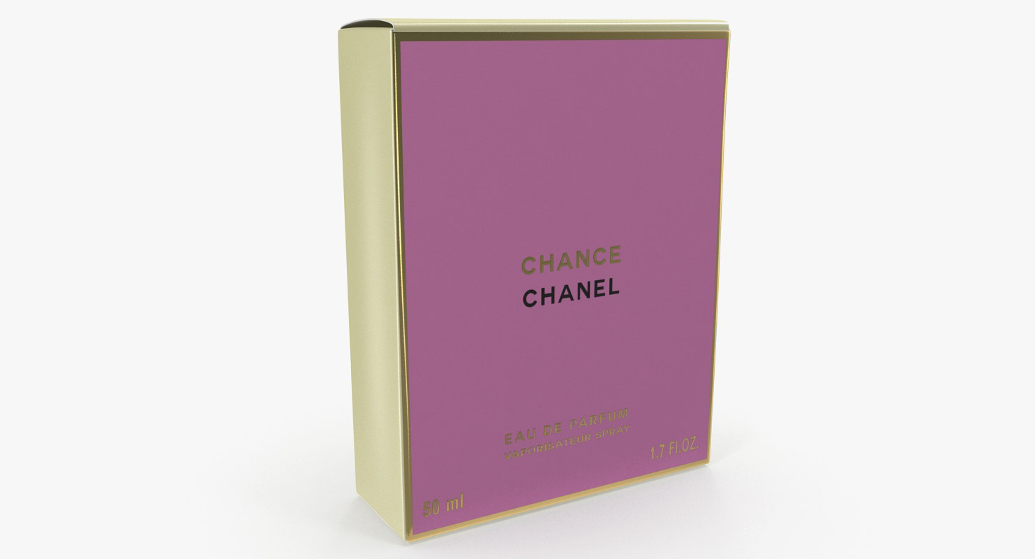 3D parfum box chanel chance - TurboSquid 1266112