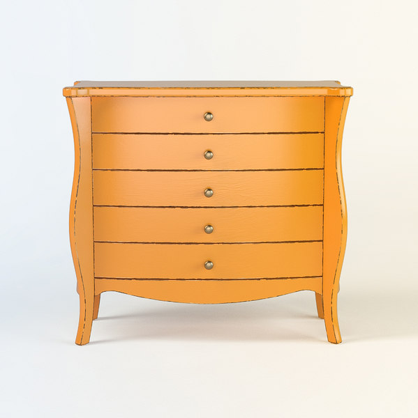 3D model commode orange - TurboSquid 1266167