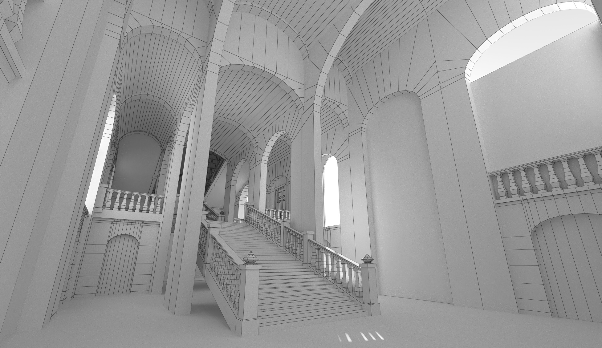 Conceptual interior castle pbr 3D model - TurboSquid 1266287