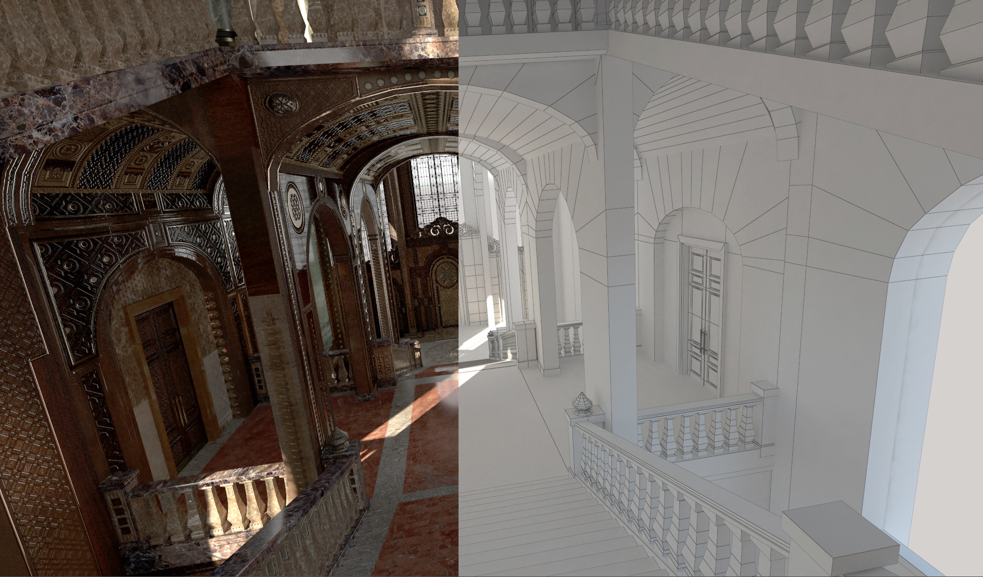 Conceptual interior castle pbr 3D model - TurboSquid 1266287