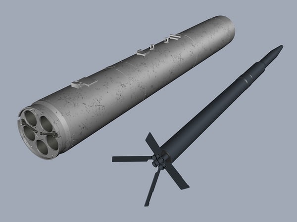 3D rockets pods russian model - TurboSquid 1266298