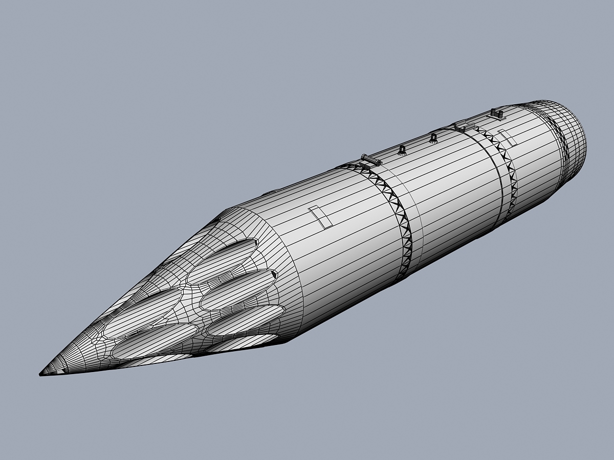3D rockets pods russian model - TurboSquid 1266298