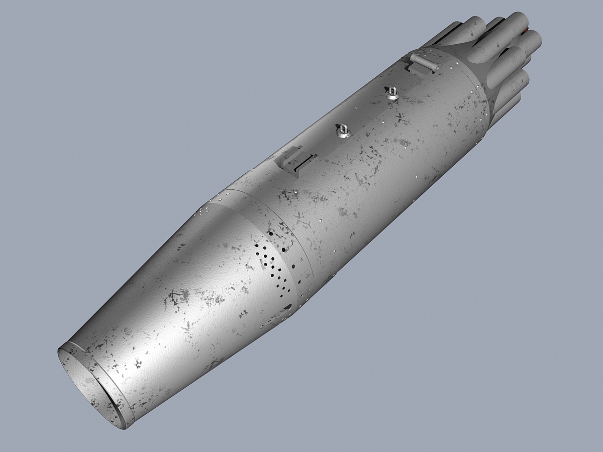 3D rockets pods russian model - TurboSquid 1266298