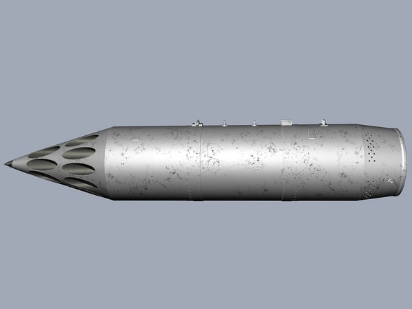 3D rockets pods russian model - TurboSquid 1266298