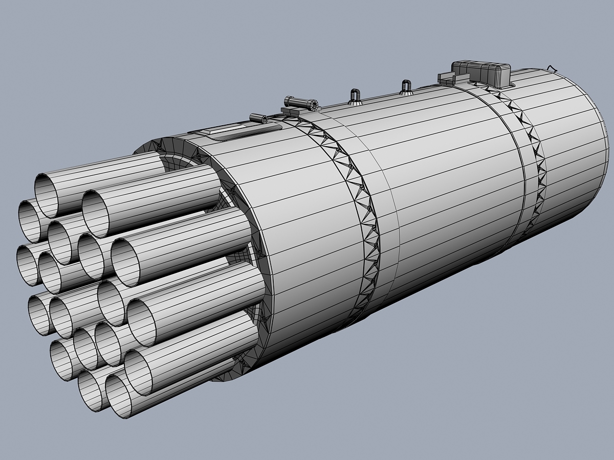 3D rockets pods russian model - TurboSquid 1266298