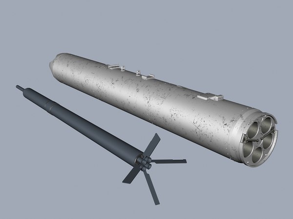 3D rockets pods russian model - TurboSquid 1266298