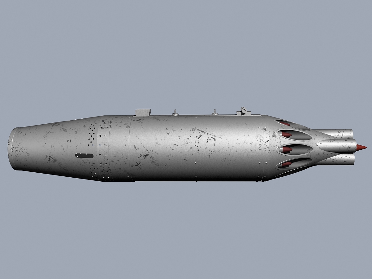 3D rockets pods russian model - TurboSquid 1266298