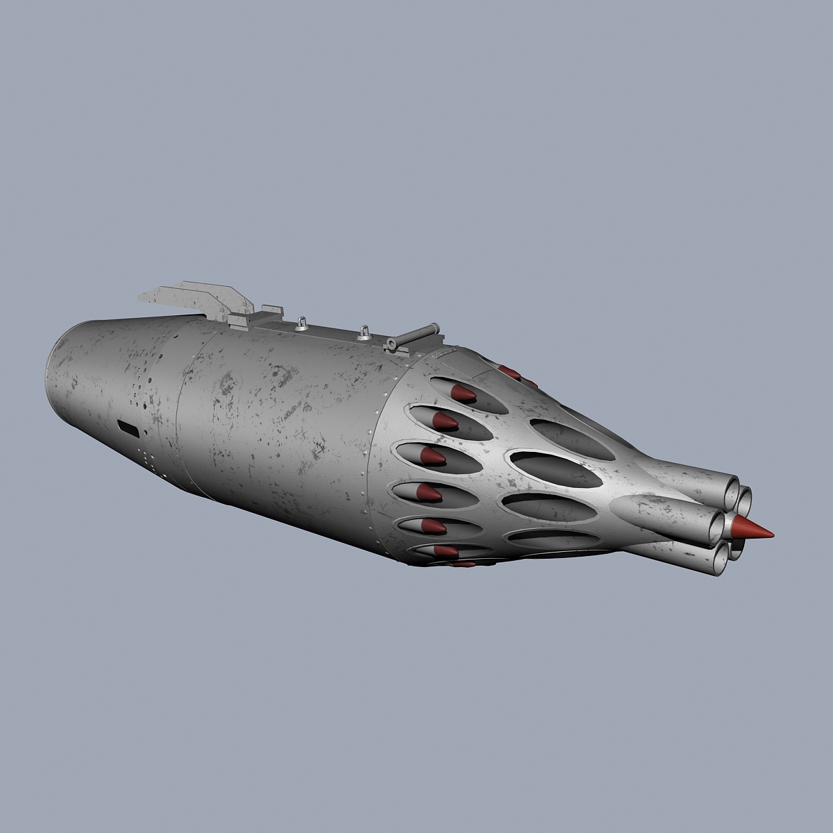 3D rockets pods russian model - TurboSquid 1266298