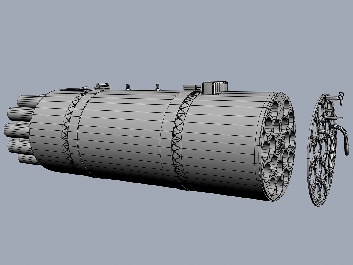 3D rockets pods russian model - TurboSquid 1266298