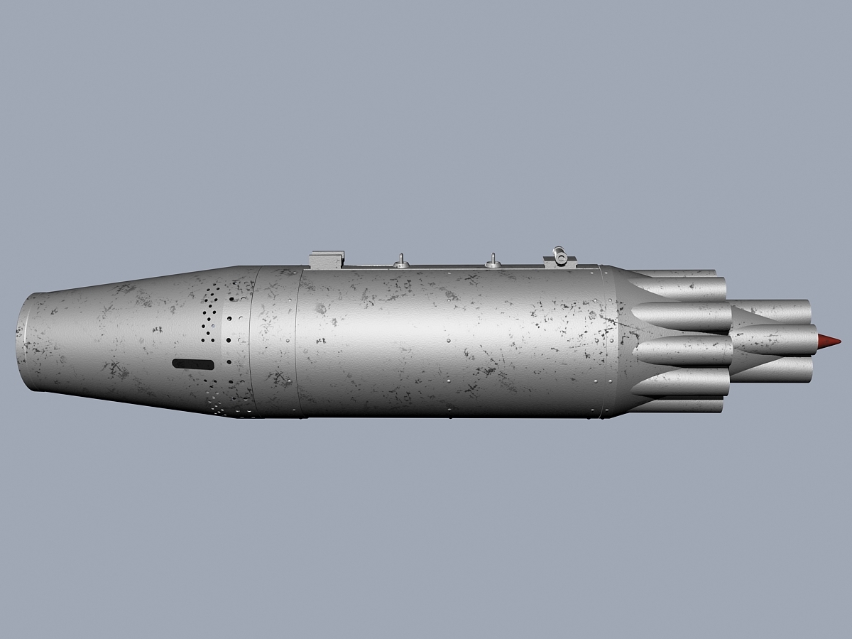 3D rockets pods russian model - TurboSquid 1266298