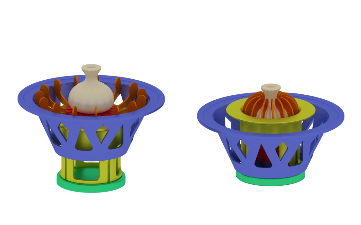 modelo 3d Dispositivo para crear Khinkali Maker de impresión 3D ...