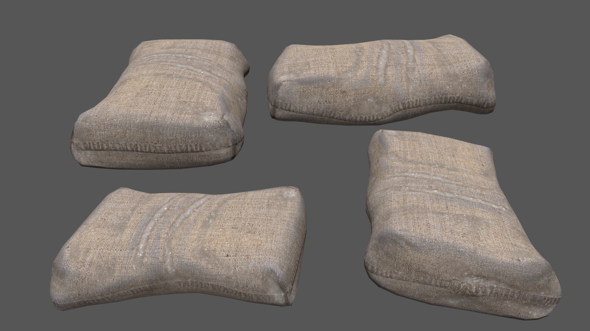 3D sandbag sand bag model - TurboSquid 1266607