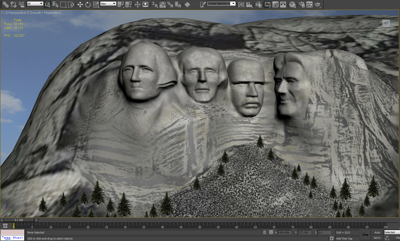 Mount Rushmore 3D-Modell - TurboSquid 1266693