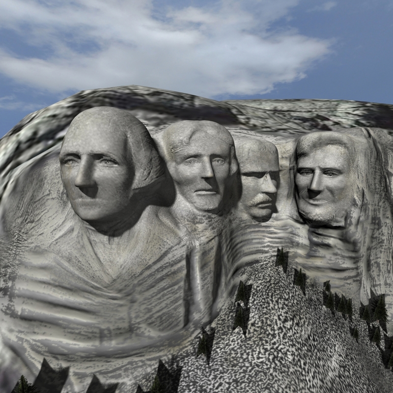 Mount Rushmore 3D-Modell - TurboSquid 1266693