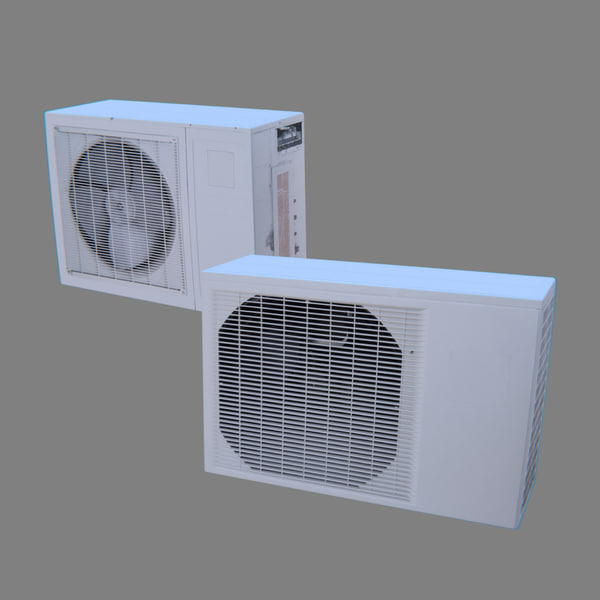 3D модель кондиционер lowpoly (пара) - TurboSquid 1266718