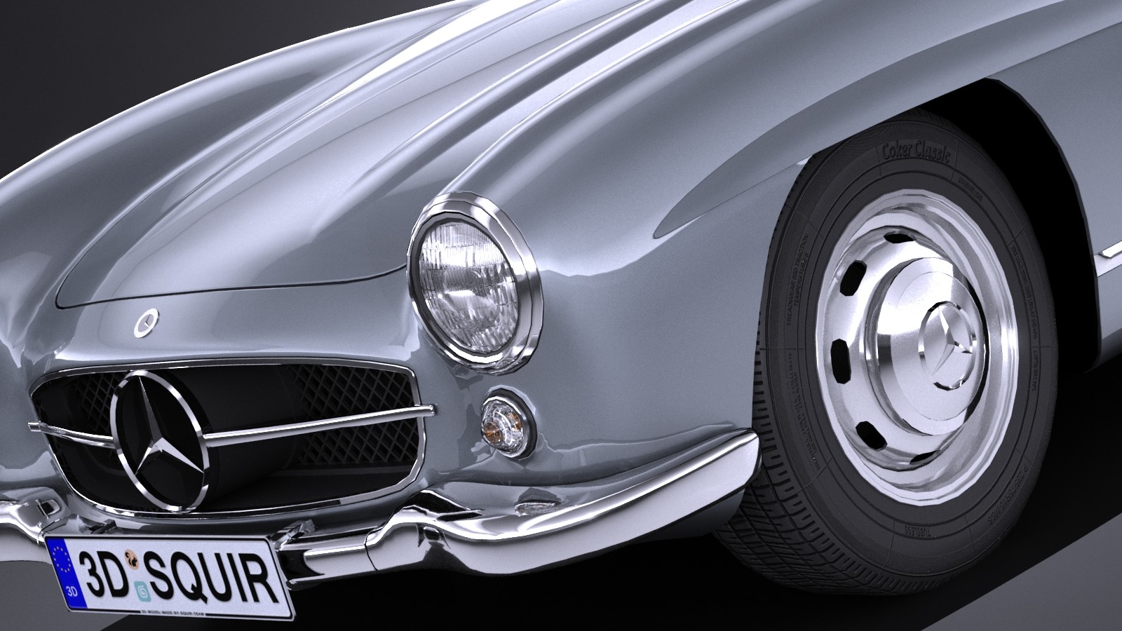 3D mercedes 300 sl - TurboSquid 1266786