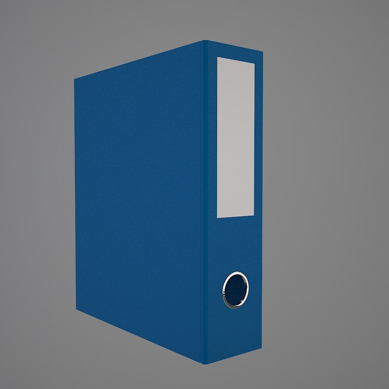 Binder file 3D model - TurboSquid 1266801