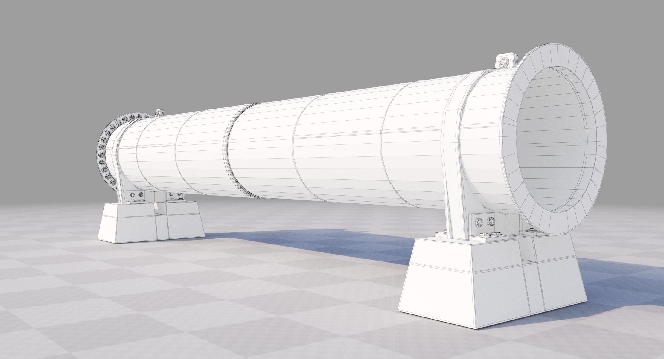 3D pipeline segment - TurboSquid 1266845