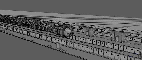 Sci-fi metro 3D model - TurboSquid 1266861