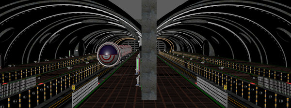 Sci-fi metro 3D model - TurboSquid 1266861