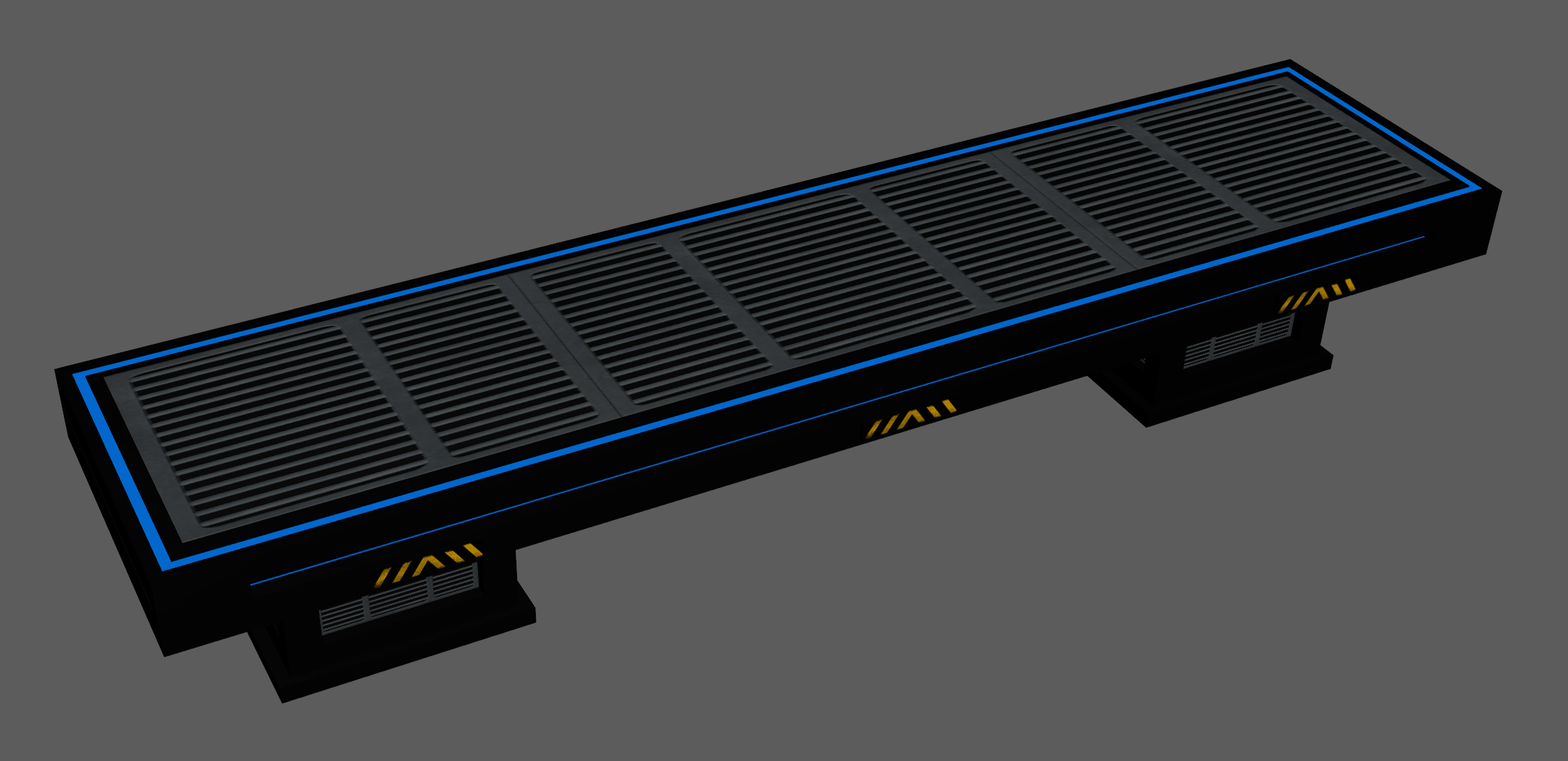 Bench sci-fi 3D model - TurboSquid 1266865