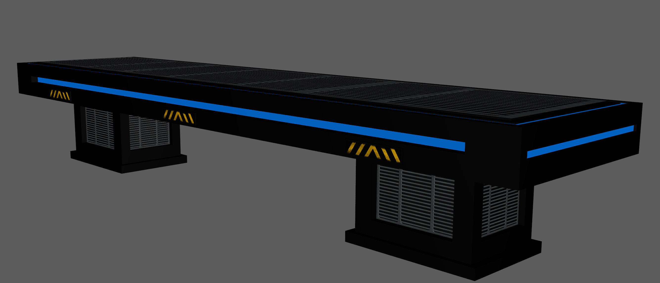 Bench sci-fi 3D model - TurboSquid 1266865