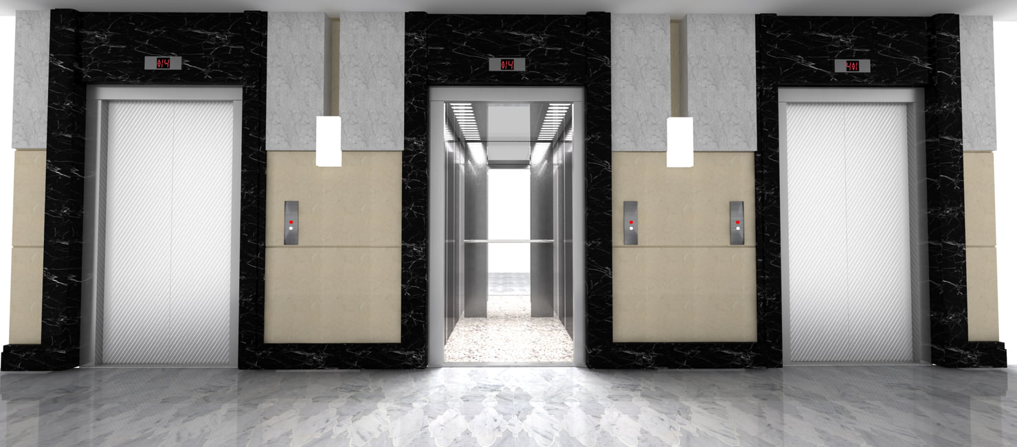 3D model elevator hall - TurboSquid 1267427