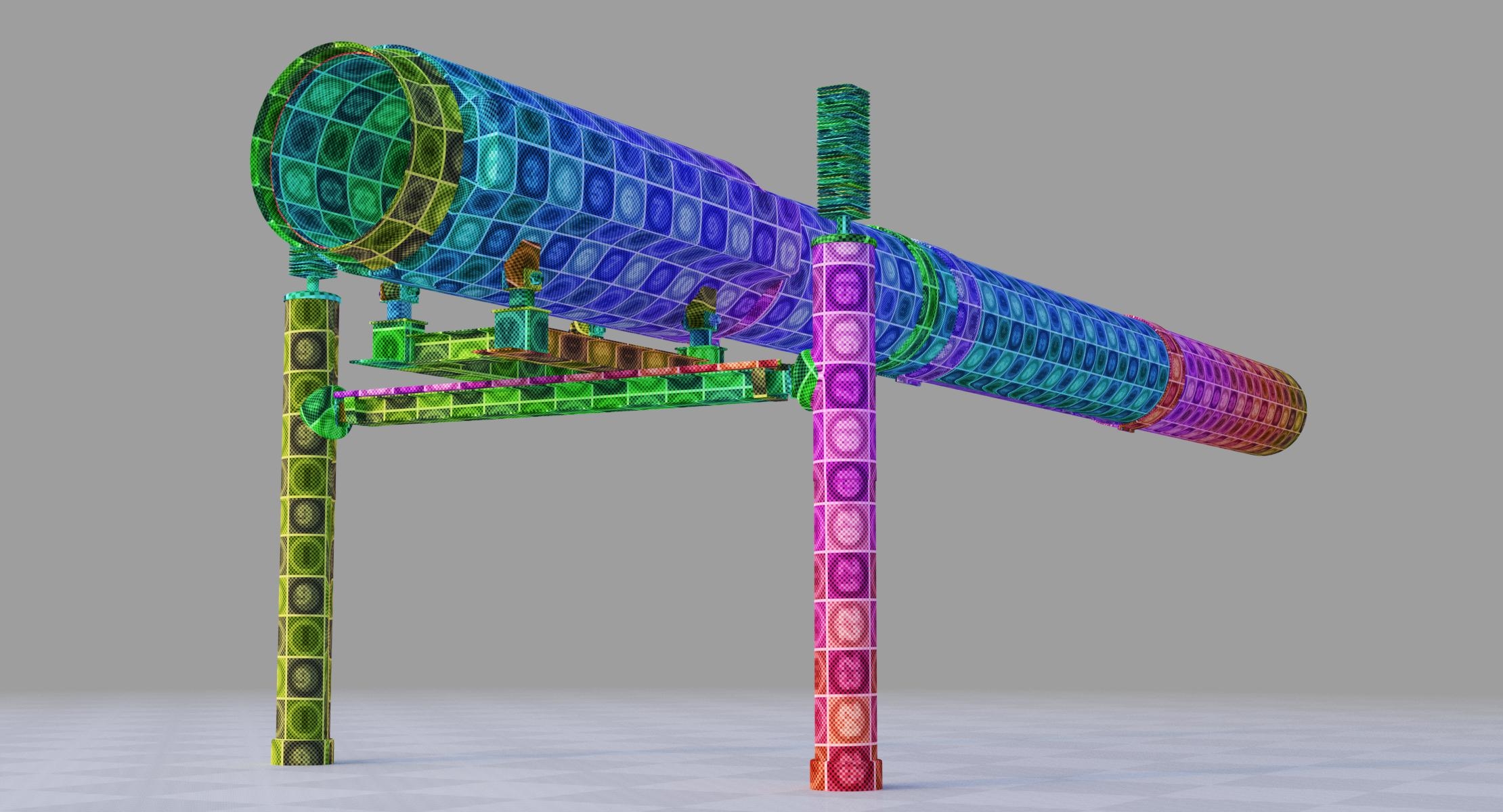 3D oil pipeline pipe model - TurboSquid 1267559