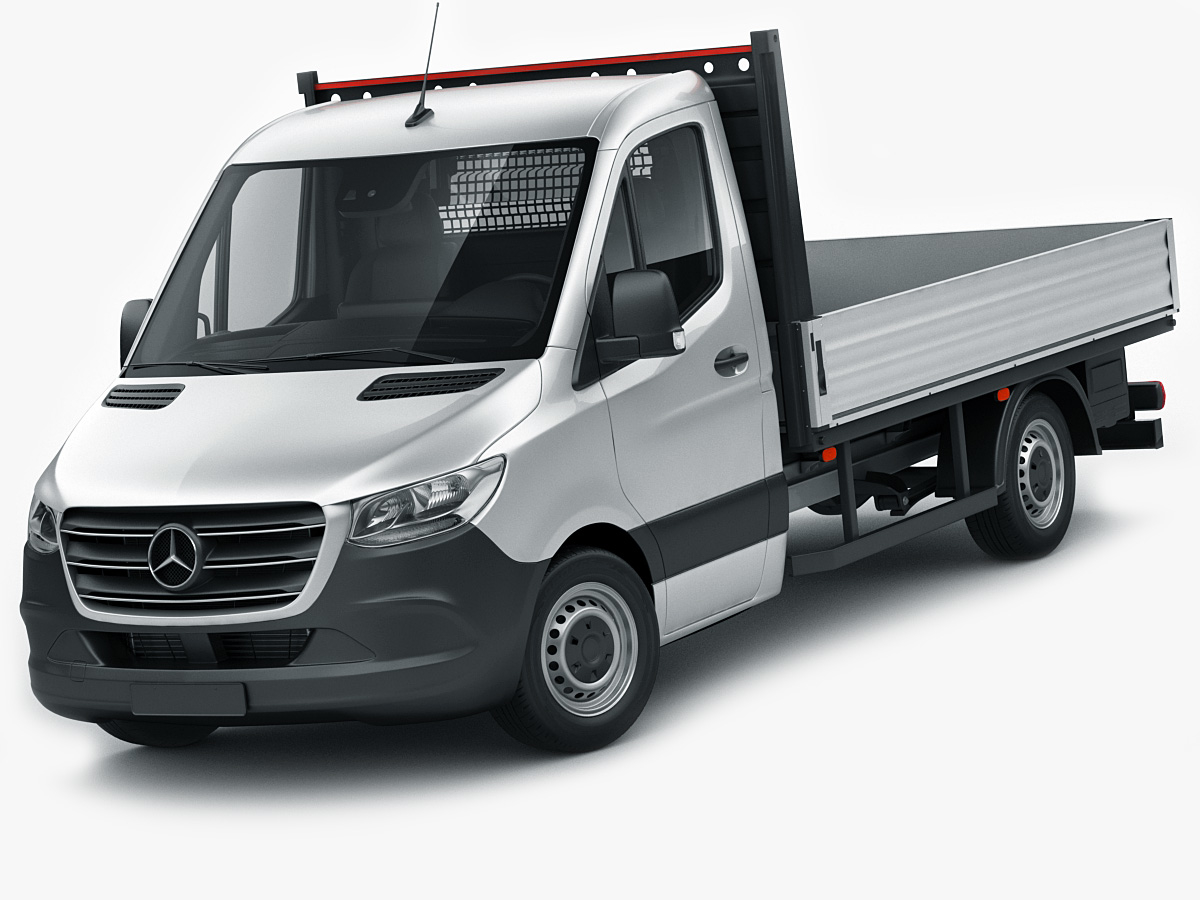 Mercedes sprinter 2018 pickup model - TurboSquid 1268078