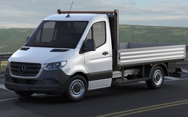 Mercedes sprinter 2018 pickup model - TurboSquid 1268078