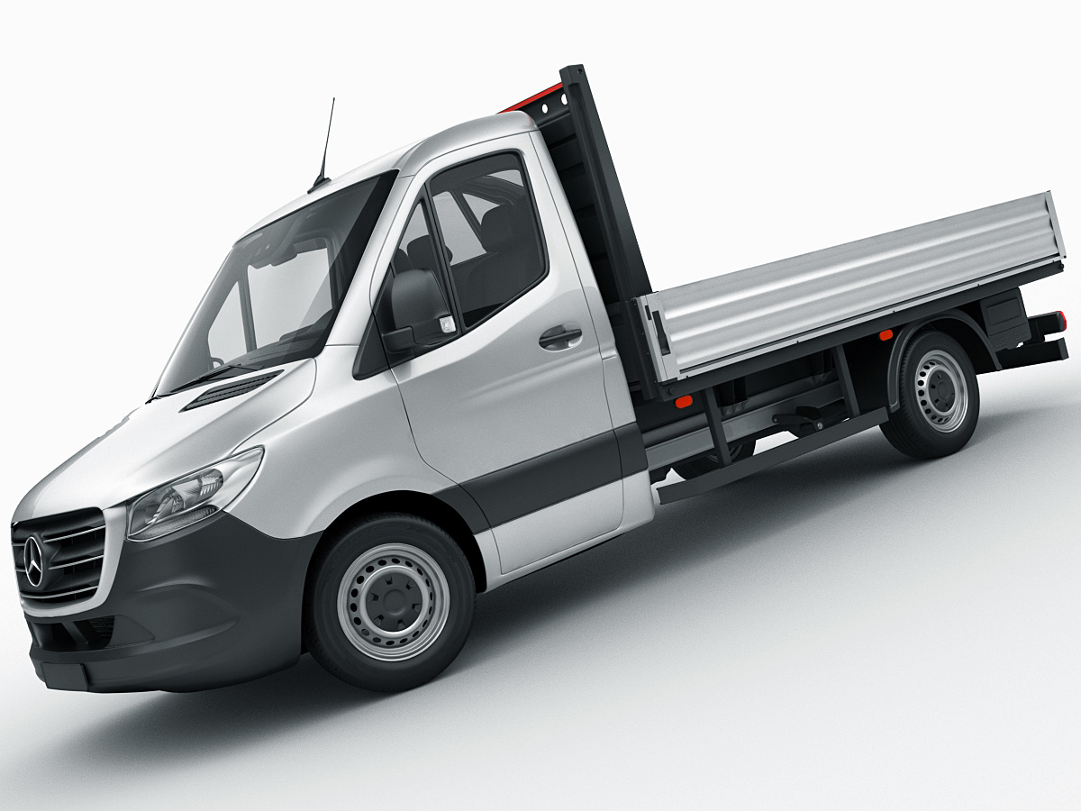 Mercedes sprinter 2018 pickup model - TurboSquid 1268078