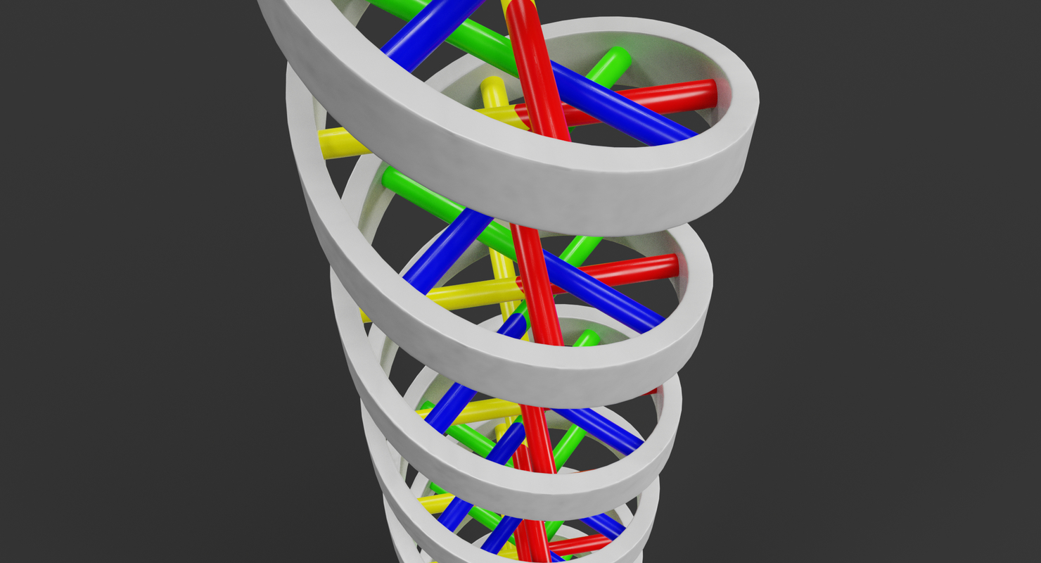 Human dna model - TurboSquid 1268653