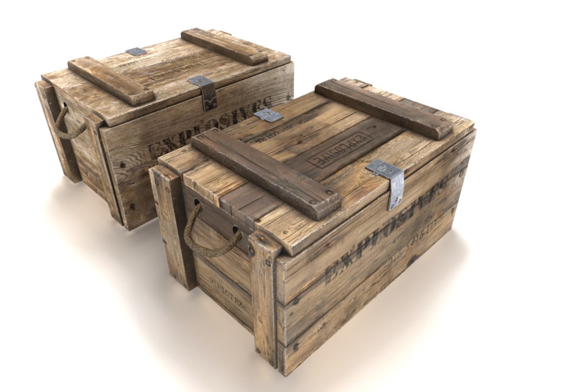 3D model crate explosives - TurboSquid 1268784