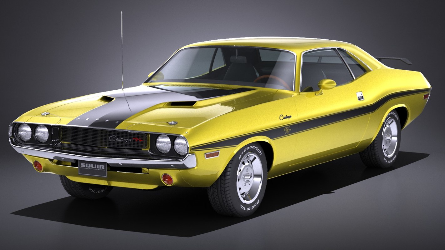 Dodge challenger rt model - TurboSquid 1268906
