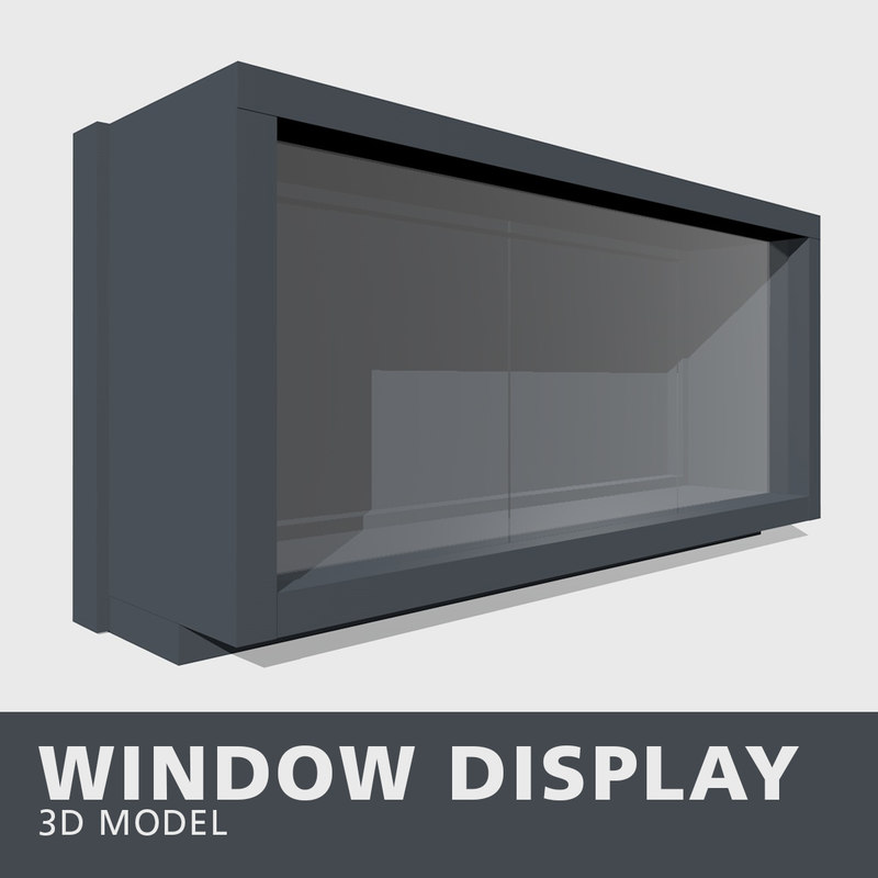 3D window display - TurboSquid 1269079
