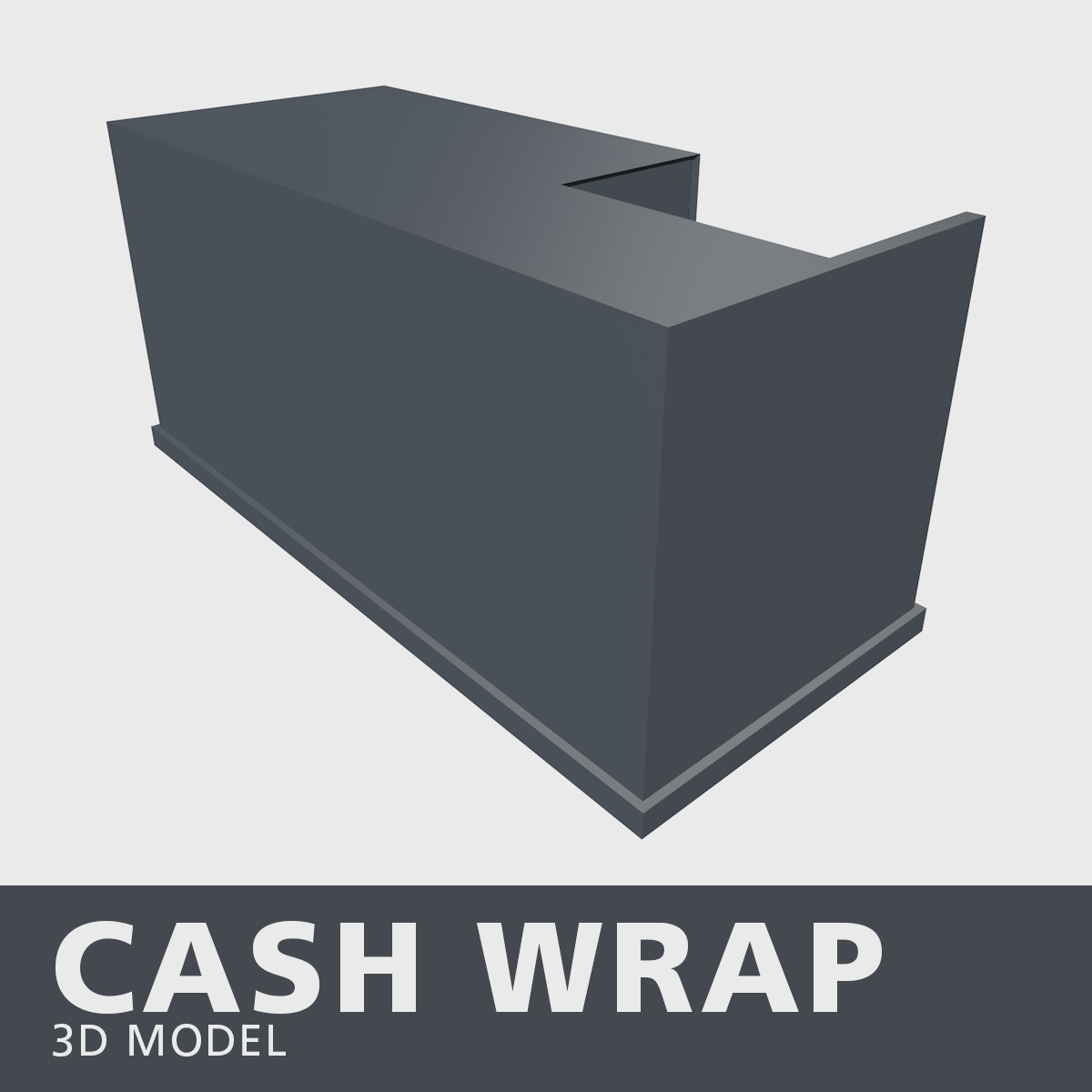 Free cash wrap 3D model - TurboSquid 1269084