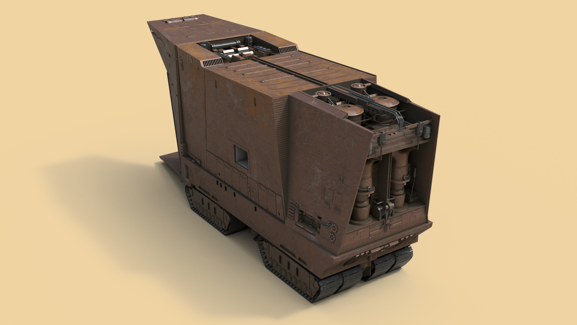 Sandcrawler 3D model - TurboSquid 1269091