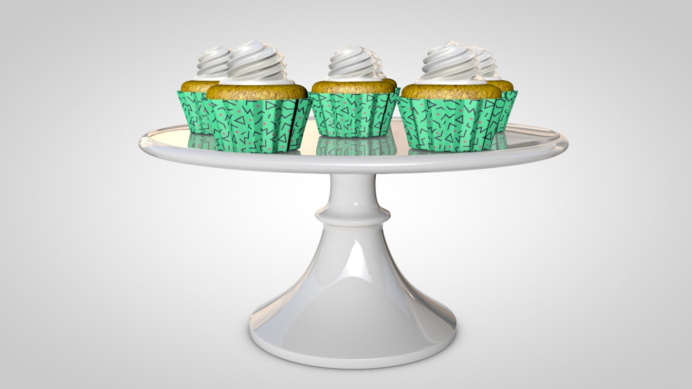3D model cupcake cake cup - TurboSquid 1269378