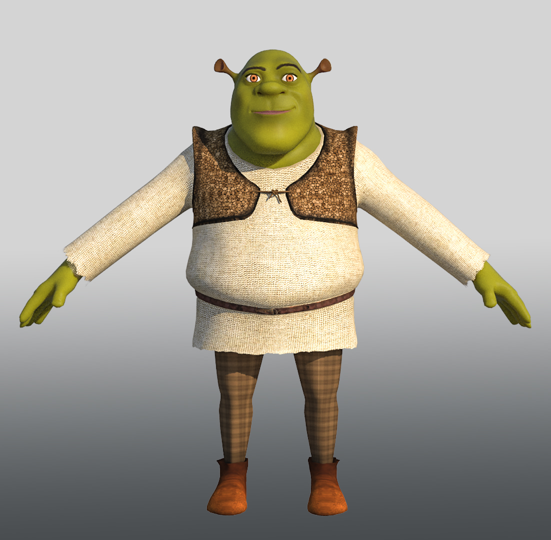 3D модель 3D модель Шрек Rigged - TurboSquid 1269701