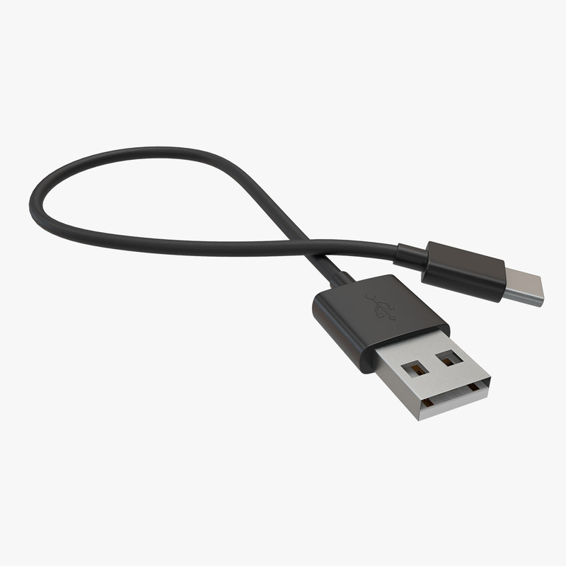 3D model usb type-a male micro-b - TurboSquid 1269797