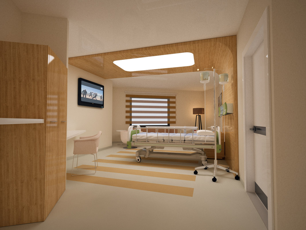 3D model patient room - TurboSquid 1269871