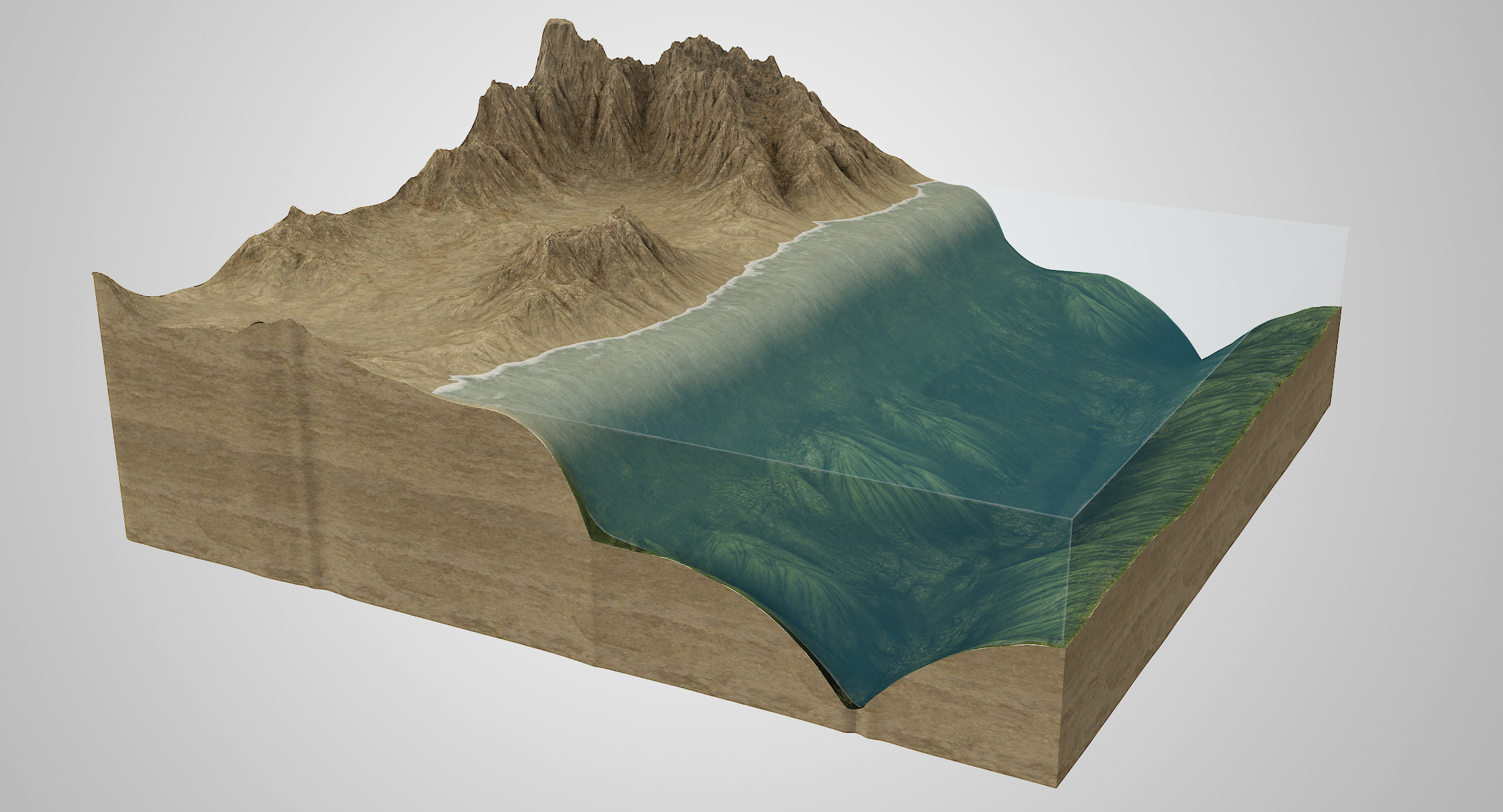 3D sea floor - TurboSquid 1269963